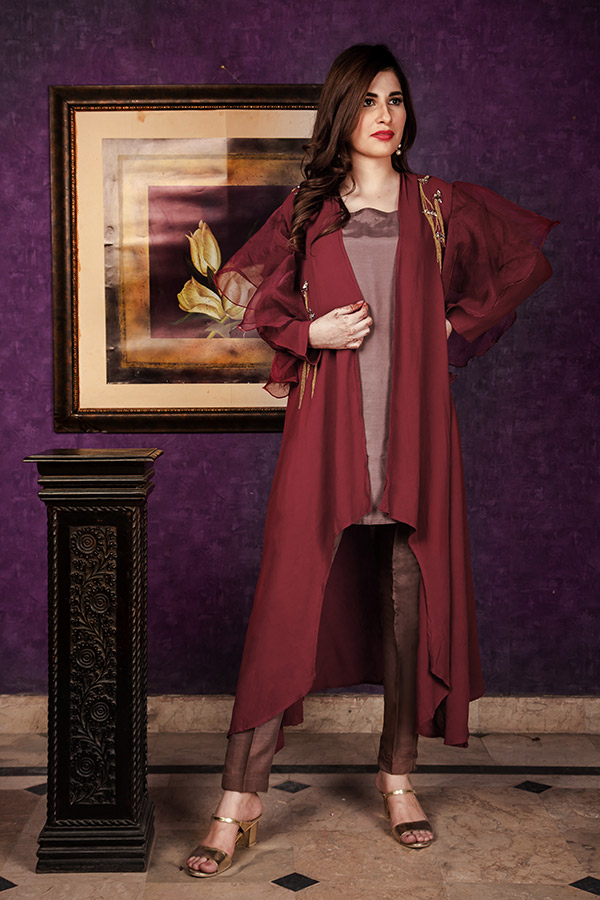 EXCLUSIVE MAROON LUXURY PRET – SDS444 – Exclusive Online Boutique